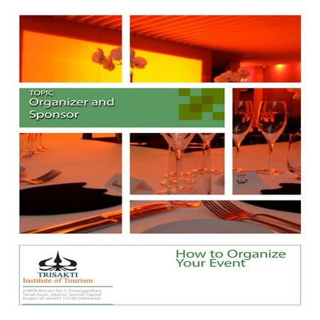 How to organize your event | PDF
