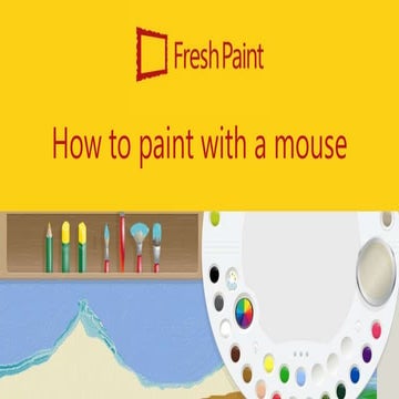 How to paint with a mouse | PPTX
