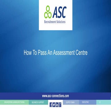 How to pass an assessment centre | PPT