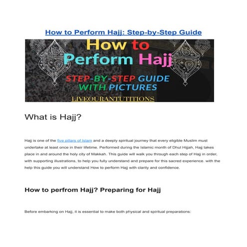 How to perfrom Hajj Step by step guide pdf.pdf