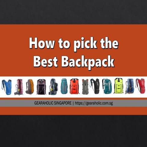 How to Pick the Best Backpack! | PPT