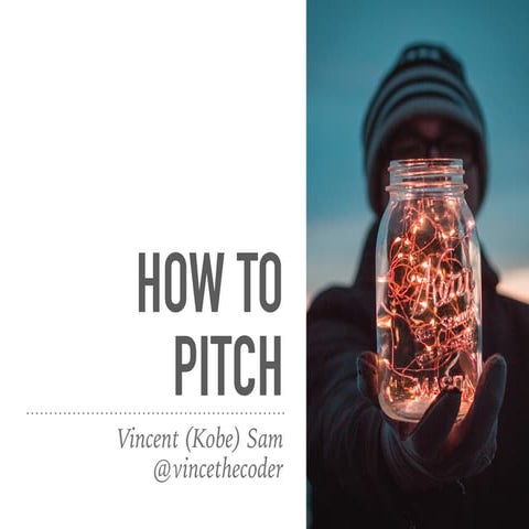 How To Pitch | PDF