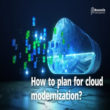 How to Plan for Cloud Modernization | PDF