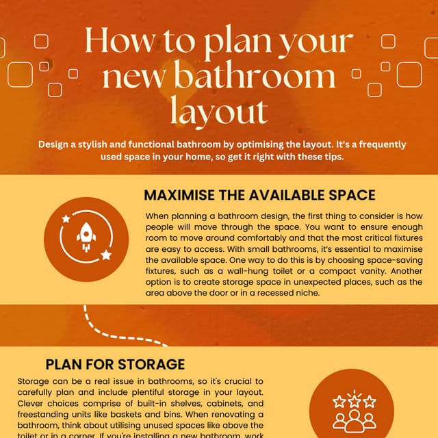 How to plan your new bathroom layout | PDF