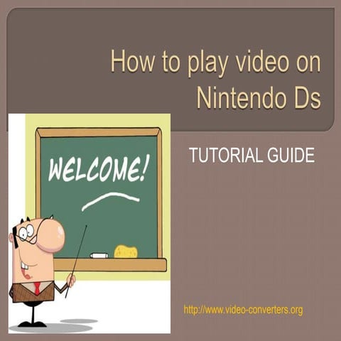 How to play video on nintendo ds | PPT