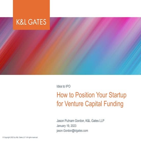 How to Position Your Startup for Venture Capital Funding | PDF