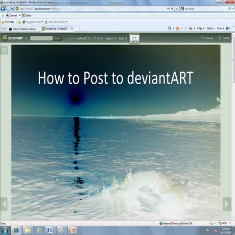 How to post to deviantART | PPTX