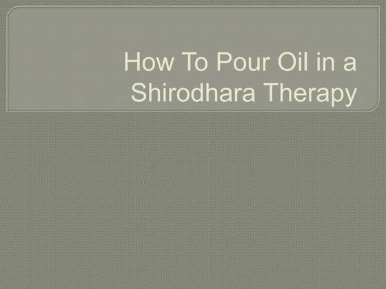 Panchakarma Treatment in Ayurveda | PPTX | Herbs and Supplements ...
