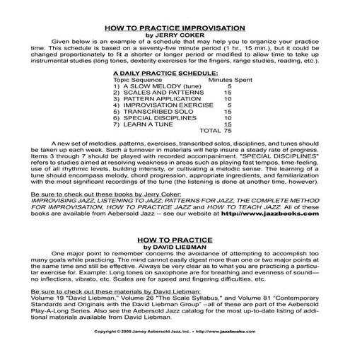 How to practice | PDF