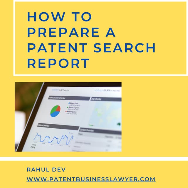 How to Prepare a Patent Search Report | PDF