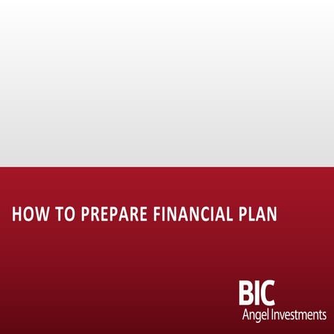 How to Prepare Financial Plans | PPT