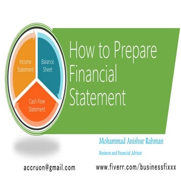 How to prepare financial statement | PPTX