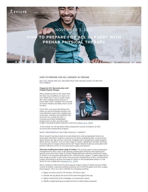 Acl rehabilitation protocol | PDF | Physical Therapy | Wellness