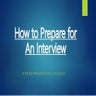 How to Prepare for An Interview.pptx | Internet for Beginners | Internet