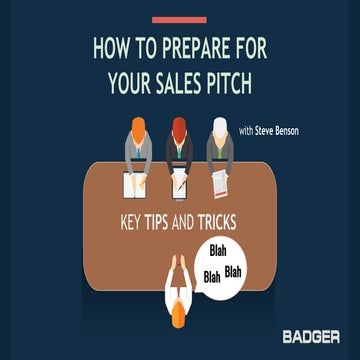 How to Prepare for your Sales Pitch | PPT