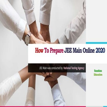 How to prepare jee main online 2020 ppt | PPTX
