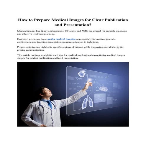 How to Prepare Medical Images for Clear Publication and Presentation.pdf