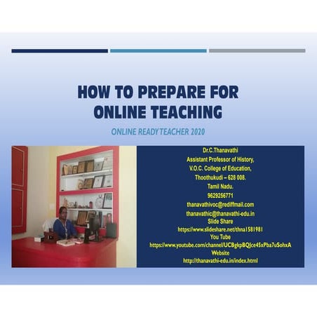 How to Prepare Online Teaching - Online Ready Teacher - 2020 Dr.C ...