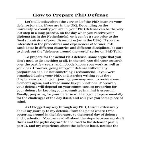 How to prepare PhD Defense for Academic Students Delhi India Chandigarh ...