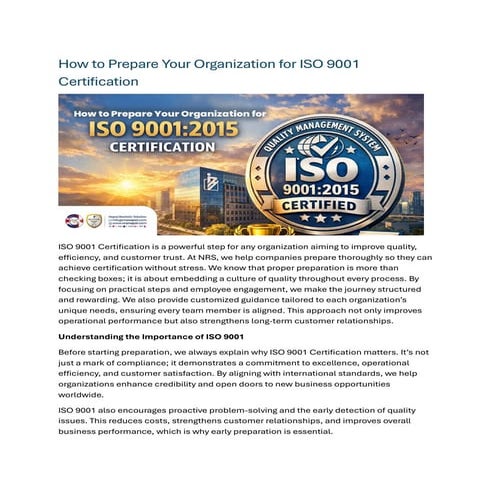 How to Prepare Your Organization for ISO 9001 Certification.pdf