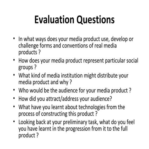 How to present your evaluation findings | PPT | Video Production ...