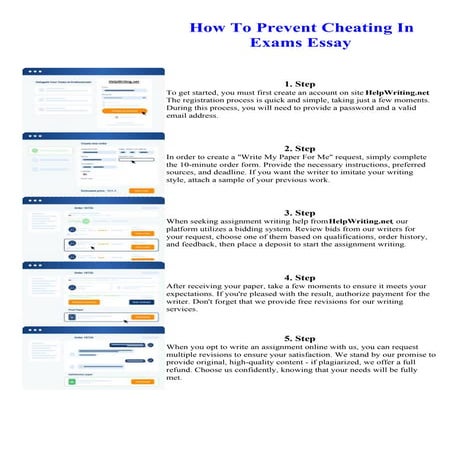 How To Prevent Cheating In Exams Essay. Online assignment writing service. | PDF