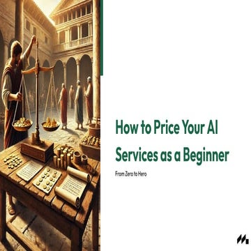 How to Price Your AI Services as a Beginner | PDF