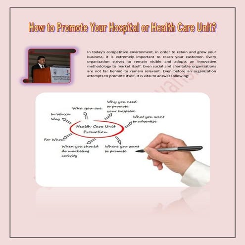 Learn How to Promote Your Hospital or Healthcare Unit? | PDF ...