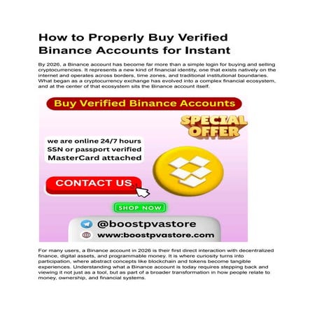 The Most Trusted Platforms for Verified Binance Accounts ....pdf