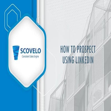 How to prospect using Linkedin | PDF