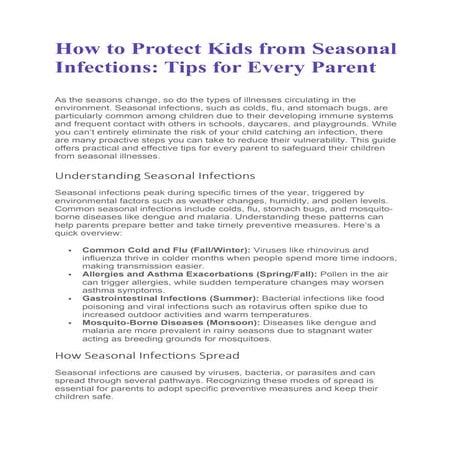 How to Protect Kids from Seasonal Infections.docx