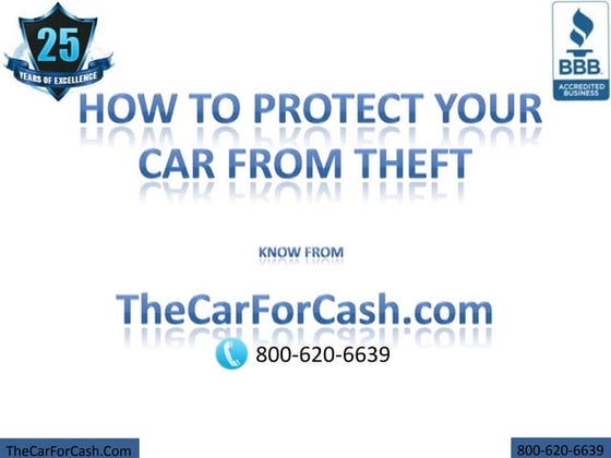 Auto Theft Prevention Tips | PDF