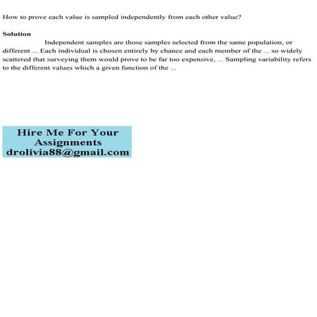 How to prove each value is sampled independently from each other val.pdf