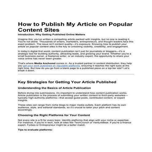How to Publish My Article on Popular Content Sites.docx