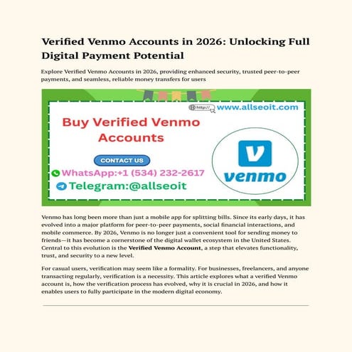 How to Purchasing Verified Venmo Accounts_ A Step-by-Step Guide.pdf
