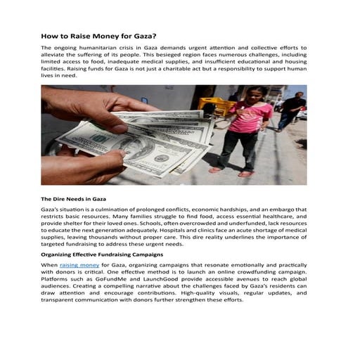How to raise money for Gaza in united kingdom.pdf