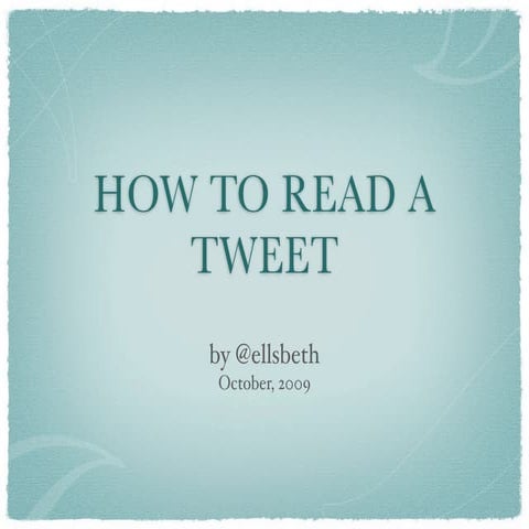 How To Read a Tweet | KEY