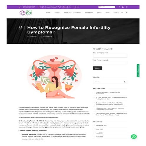 Female infertility | PPTX
