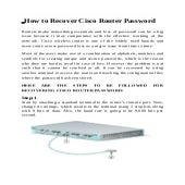 How to Recover Cisco Router Password