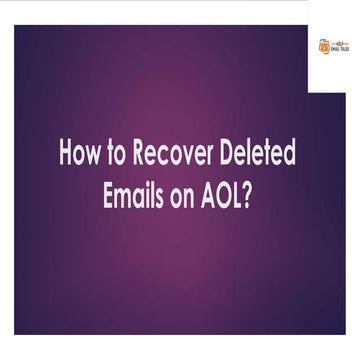 How to Recover Deleted Emails on AOL.pdf