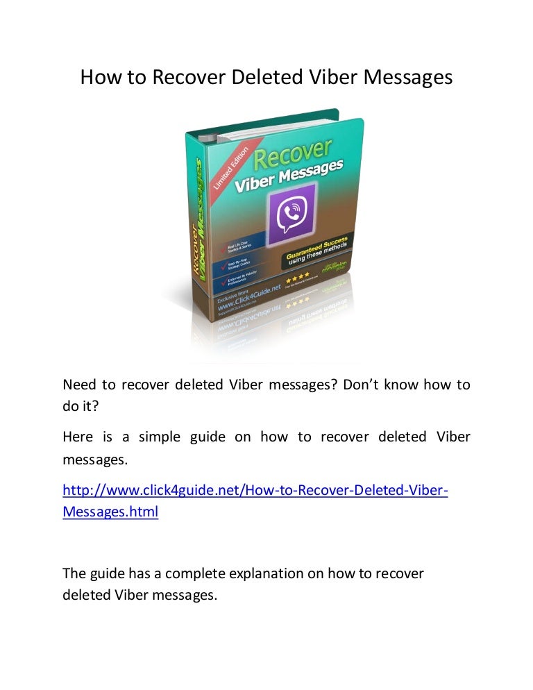 How To Recover Deleted Viber Messages how-to-recover-deleted-viber-messages