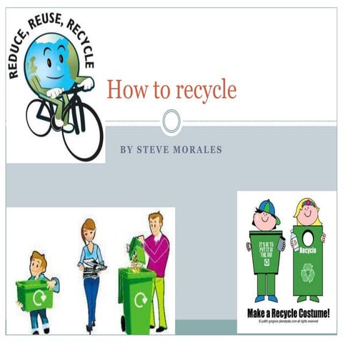 How to recycle 5 | PPTX