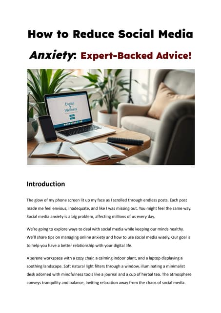 The Impact of Social Media on Mental Health.pptx | Social Networking ...