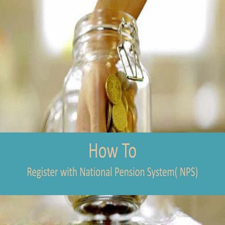 How to register with NPS | PDF