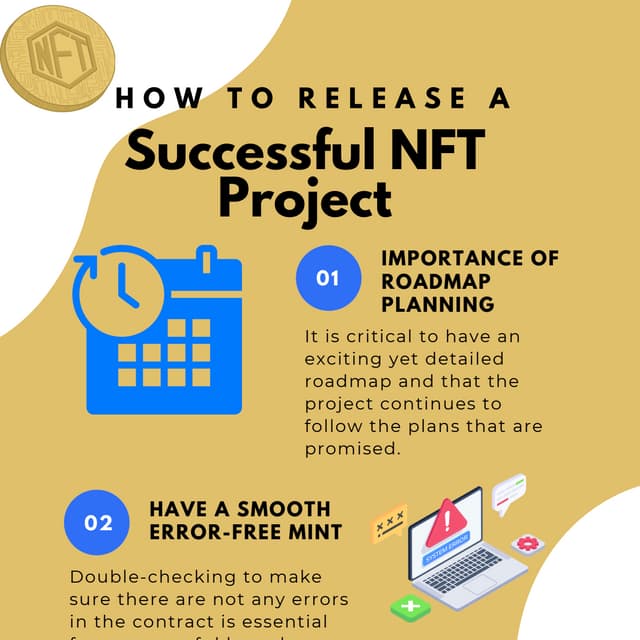 How to release a successful NFT project Infographic.pdf