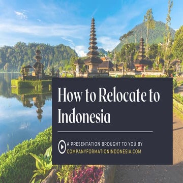 How to relocate to Indonesia | PDF