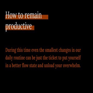 The 8 secrets of highly productive people | PPTX