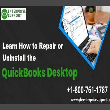How to Repair or Uninstall QuickBooks Desktop? | PDF