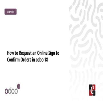 How to Request an Online Sign to Confirm Orders | PPTX