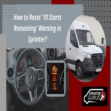 How to Reset '10 Starts Remaining' Warning in Sprinter | PPTX